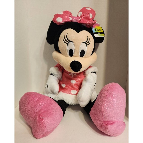 Disney | Toys | Disney Minnie Mouse Large Plush Stuffed Animal Toy 22 ...